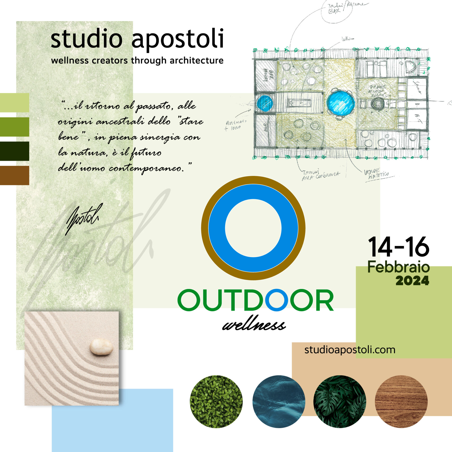 Outdoor Wellness: the stand signed by Studio Apostoli